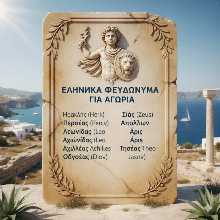 100+Greek Nicknames: Cute, Funny, and Unique Ideas 🇬🇷